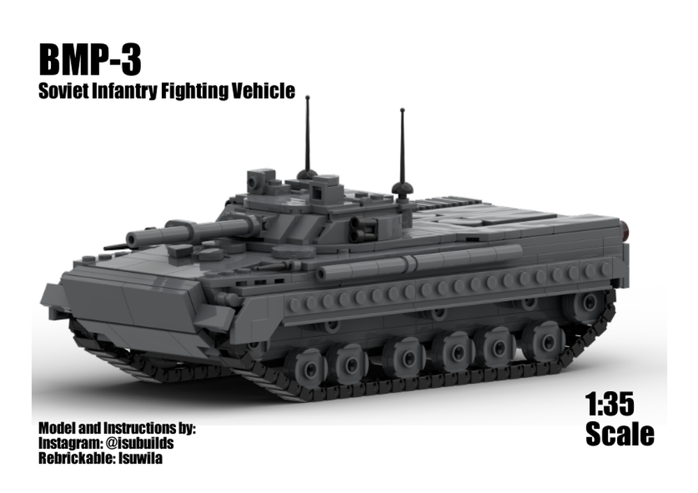 LEGO MOC-173206 BMP-3 by Isubuilds | Rebrickable - Build with LEGO