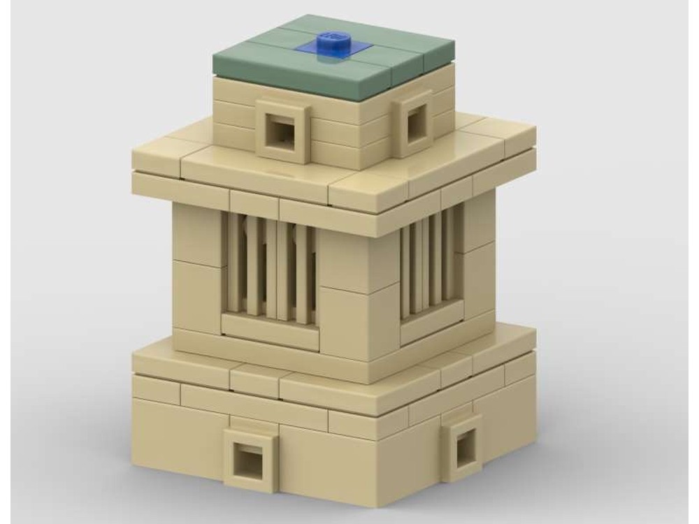 LEGO MOC Lady Liberty minifig pedestal by ej76az | Rebrickable - Build ...