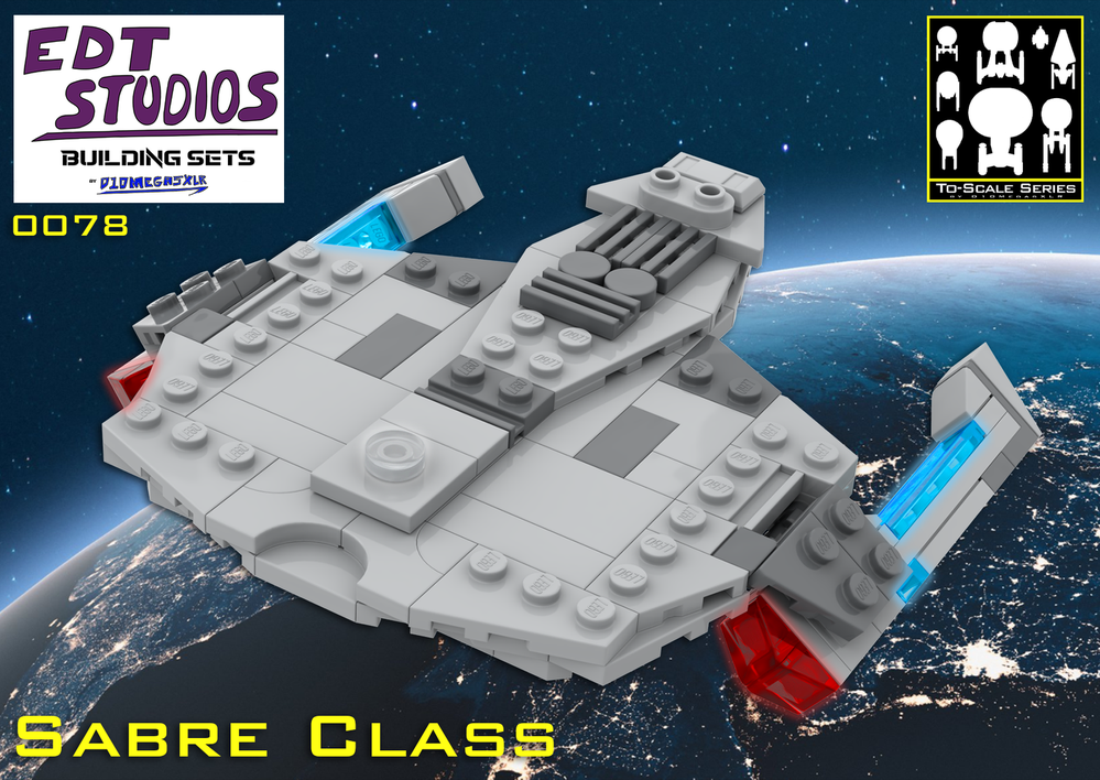 LEGO MOC Sabre Class by D10MegasXLR | Rebrickable - Build with LEGO