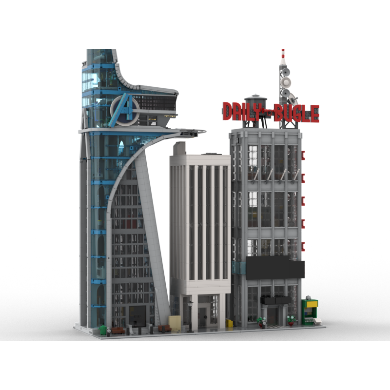 LEGO MOC Cheap white skyscraper by building-and-rebuilding ...