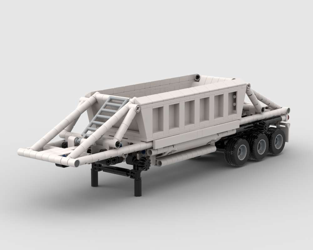 LEGO MOC Kenworth K100 + Sand Hopper Trailer by pedziwiatrfz ...