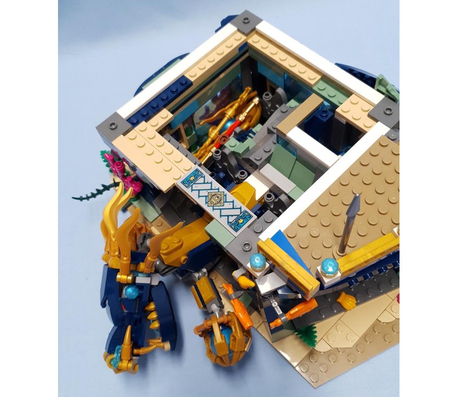 LEGO MOC Underwater Dragon Temple by icedragonj | Rebrickable - Build ...