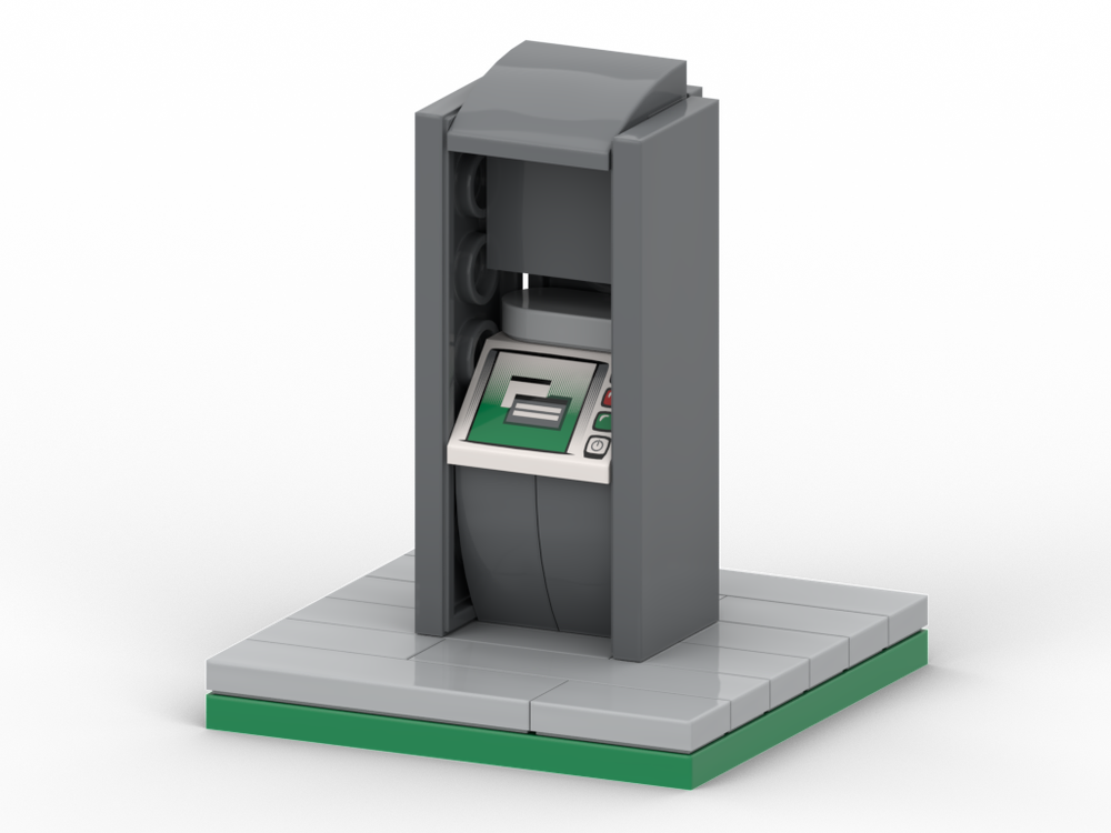 LEGO MOC Modular City ATM machine by Viernes | Rebrickable - Build with ...