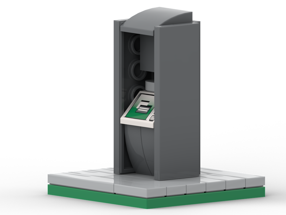 LEGO MOC Modular City ATM machine by Viernes | Rebrickable - Build with ...