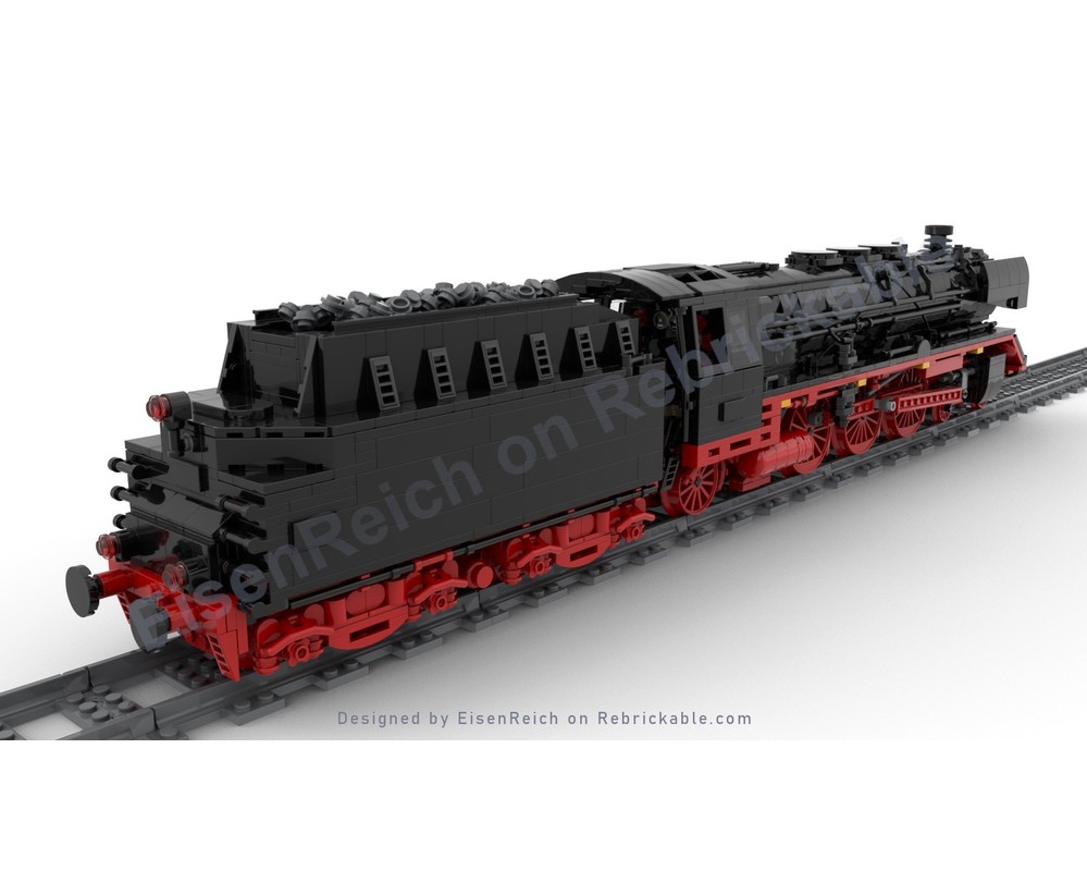 LEGO MOC DRG Class 01 German Railway Steam Locomotive (DB Baureihe BR 01 Dampflok) by EisenReich ...