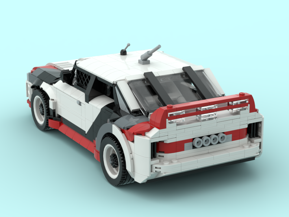 LEGO MOC 1:18 Audi 90 IMSA GTO by Double_U_Bricks | Rebrickable - Build ...
