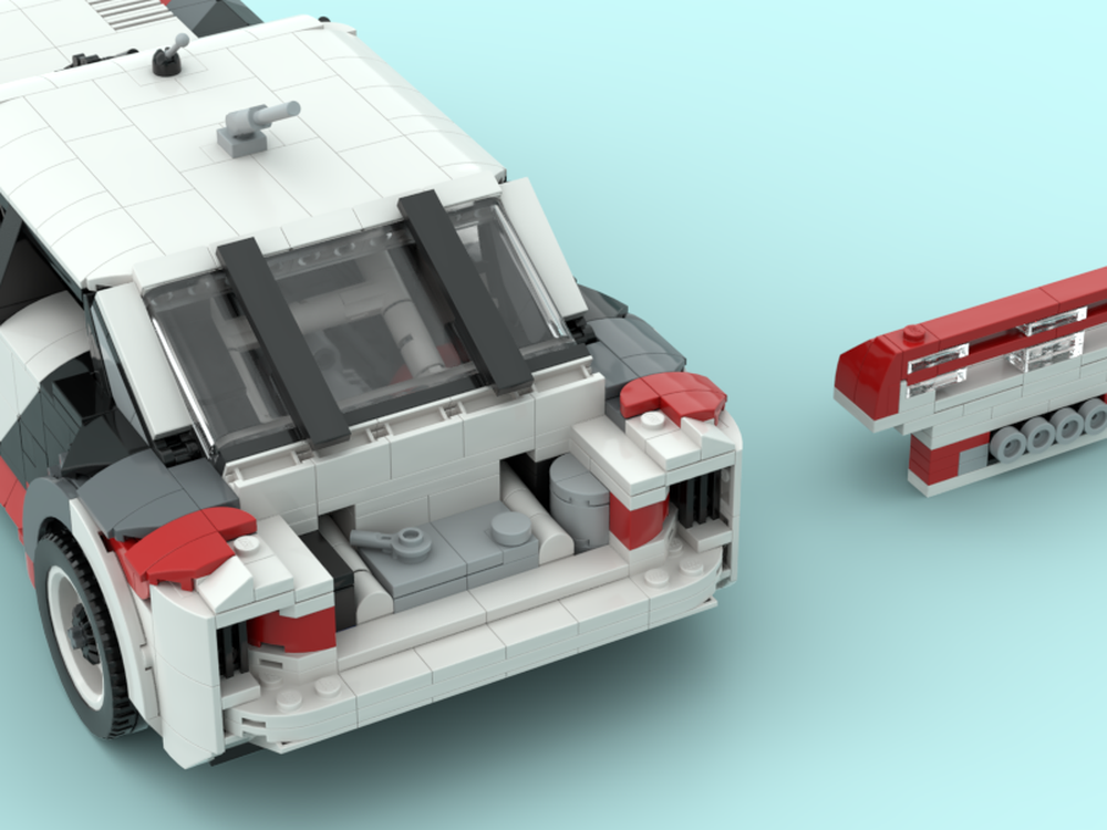 LEGO MOC 1:18 Audi 90 IMSA GTO by Double_U_Bricks | Rebrickable - Build ...