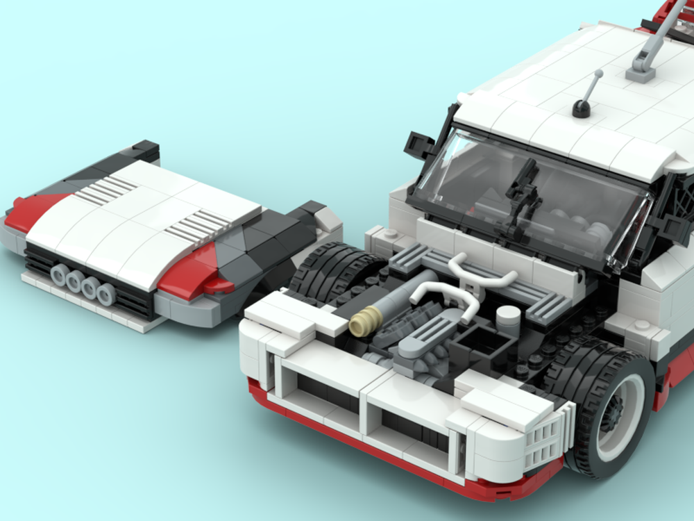 LEGO MOC 1:18 Audi 90 IMSA GTO by Double_U_Bricks | Rebrickable - Build ...