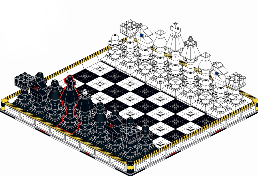 LEGO MOC Chess and Checkers by SilverFawx0399 | Rebrickable - Build ...