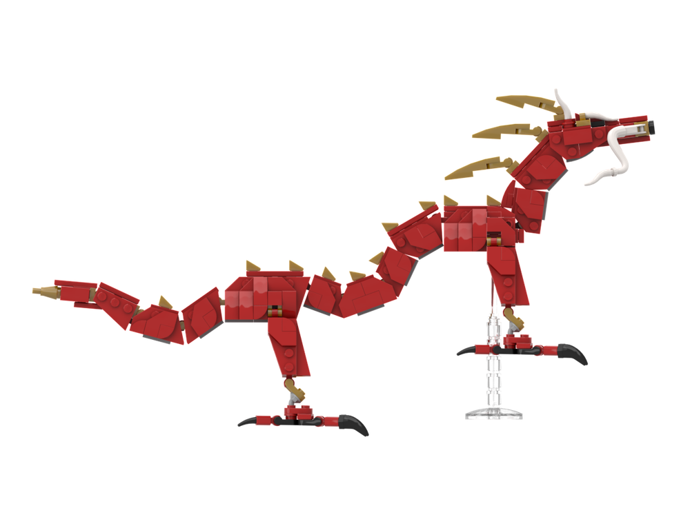 LEGO MOC Chinese Dragon by Johns Brickworld | Rebrickable - Build with LEGO