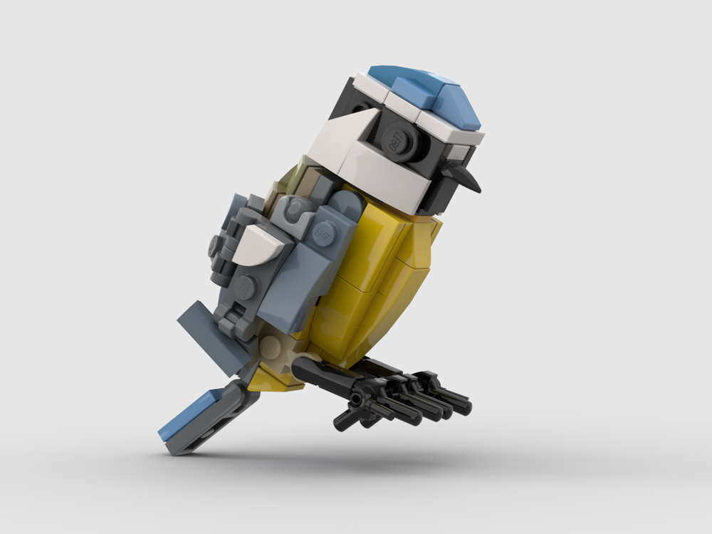 LEGO MOC Blue Tit by Studsmith | Rebrickable - Build with LEGO