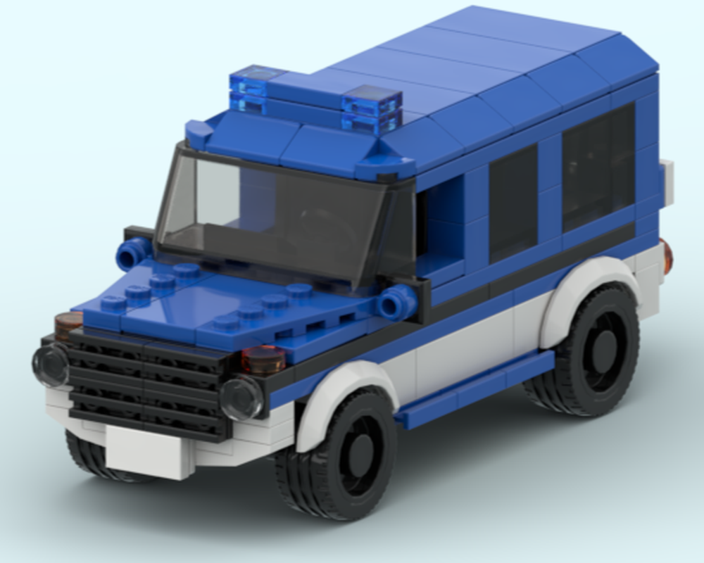 Lego Moc Mercedes Benz G Klasse Thw By Bk Brick Design Rebrickable Build With Lego