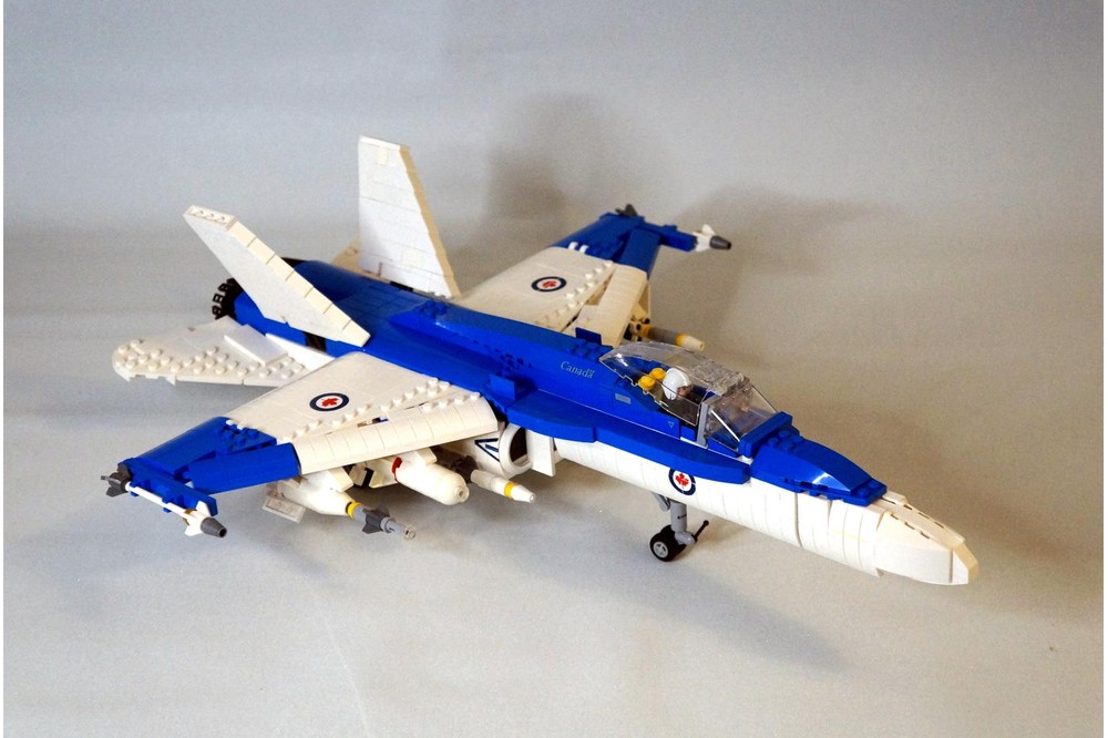 LEGO MOC F-18 by Paulmanaitor | Rebrickable - Build with LEGO