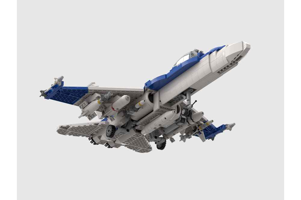 LEGO MOC F-18 by Paulmanaitor | Rebrickable - Build with LEGO