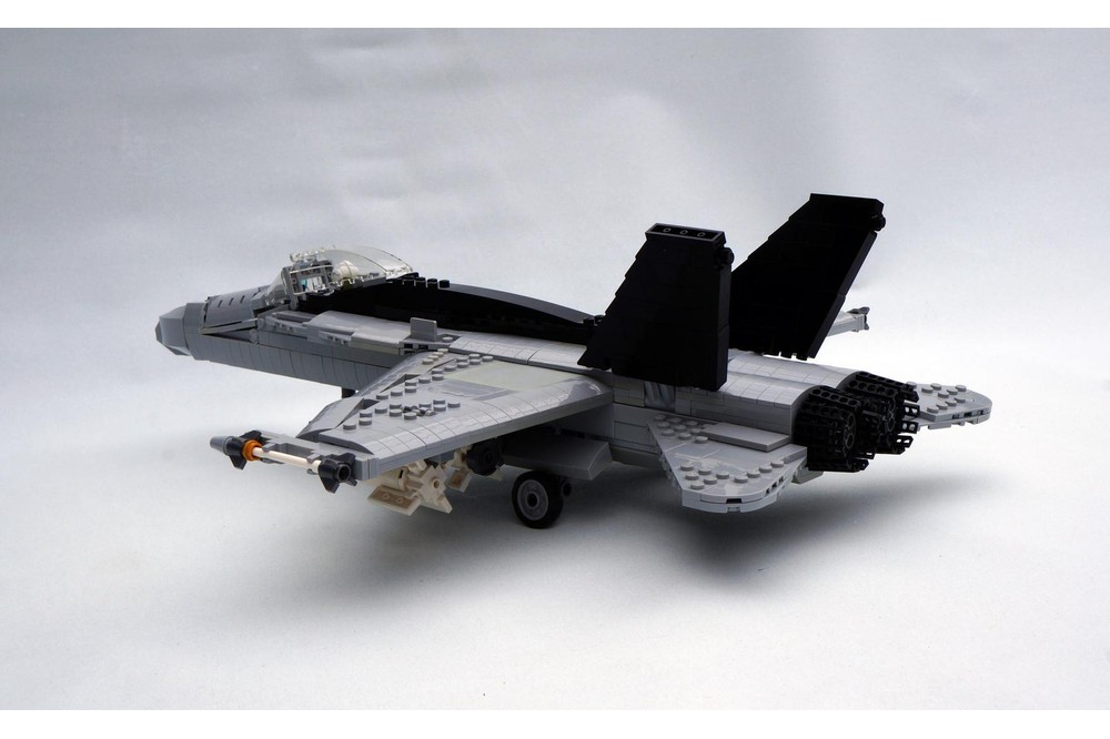 LEGO MOC F-18 by Paulmanaitor | Rebrickable - Build with LEGO