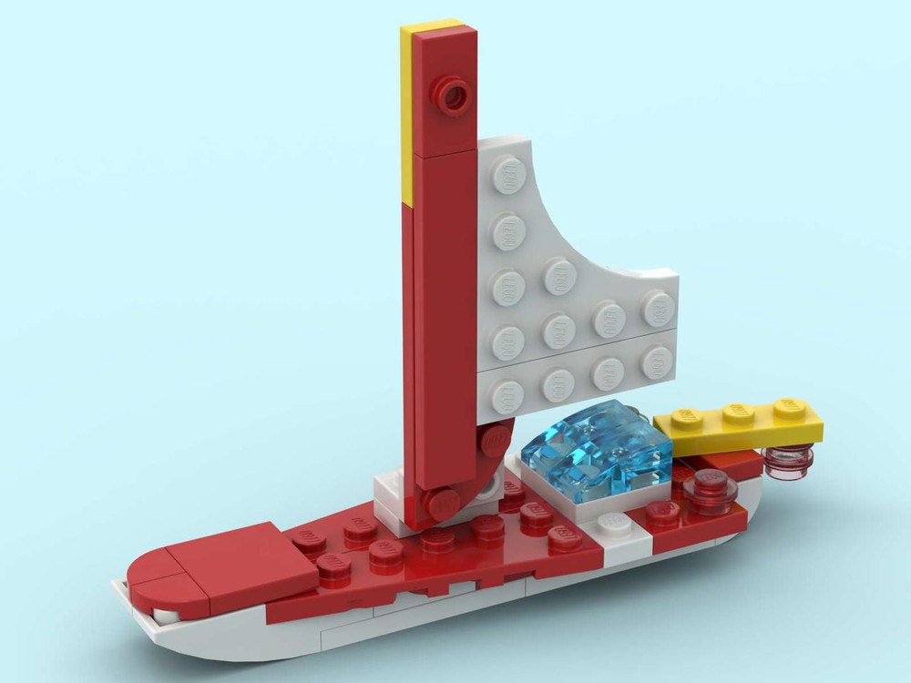 LEGO MOC Sailboat 30669 by flobert2 | Rebrickable - Build with LEGO