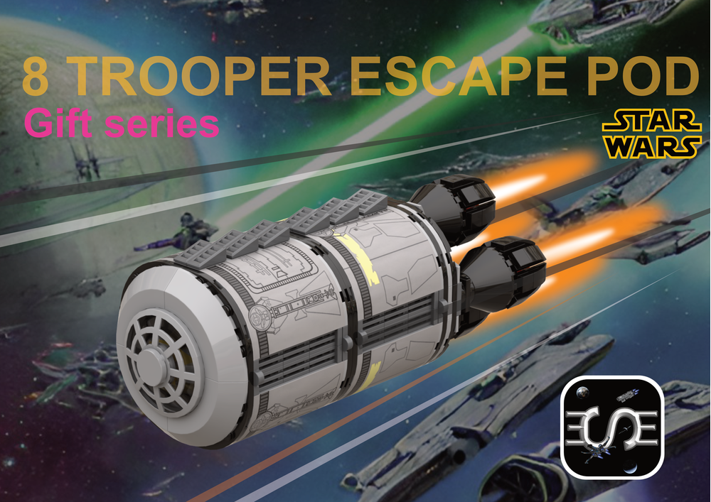 LEGO MOC 8 Trooper Escape Pod-Gift Series by Eventus_Engineering_System ...