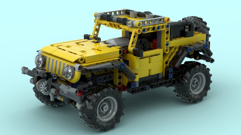 LEGO MOC 42122 RC RWD Jeep Wrangler by loriswave | Rebrickable - Build ...