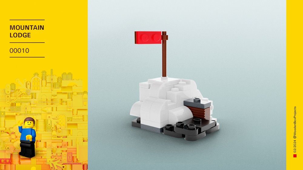 LEGO MOC Mountain Lodge by WoodenBoxProjects | Rebrickable - Build with ...
