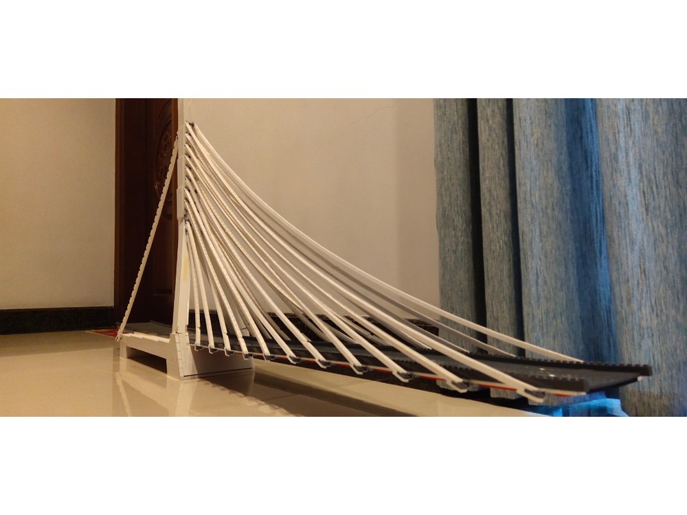 LEGO MOC Erasmusbrug-Giant Cable-stayed bridge and Bascule bridge by ...