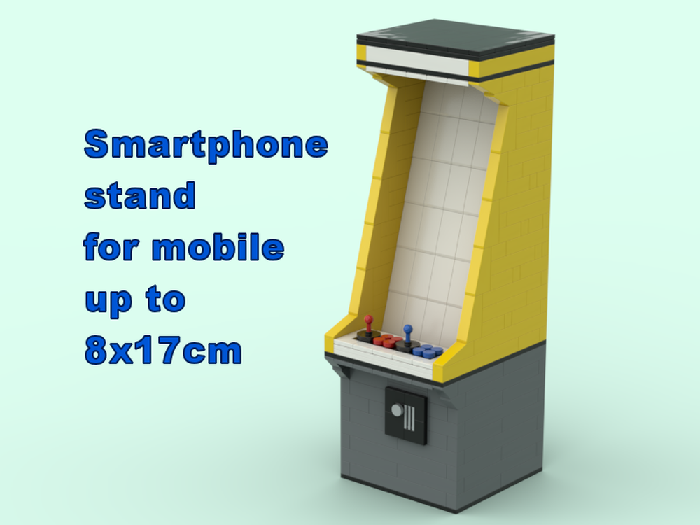 LEGO MOC Arcade Smartphone Stand / Cellphone Mobile Handy Stand ...