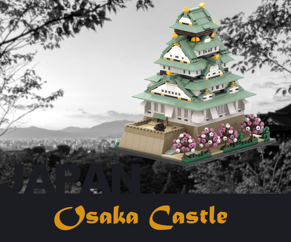 LEGO MOC Osaka Castle by The(Brick)Architect | Rebrickable - Build with ...