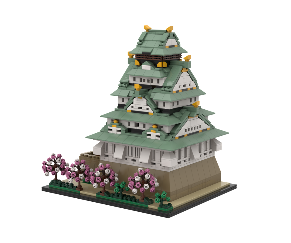 LEGO MOC Osaka Castle by The(Brick)Architect | Rebrickable - Build with ...