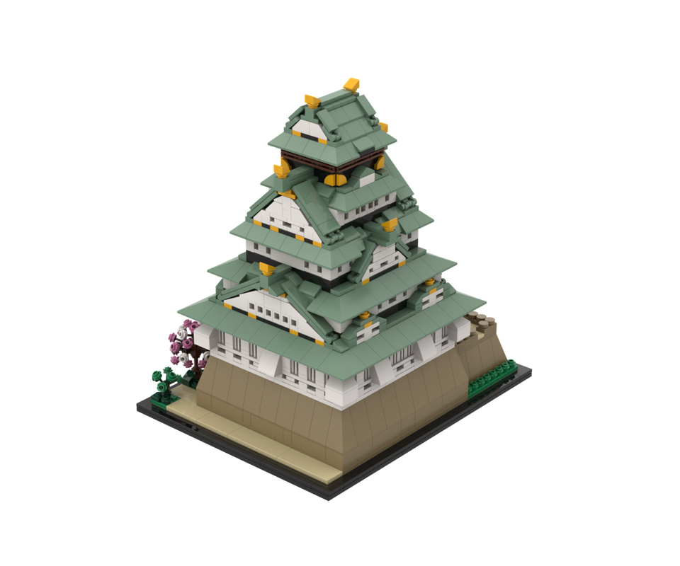 LEGO MOC Osaka Castle by The(Brick)Architect | Rebrickable - Build with ...