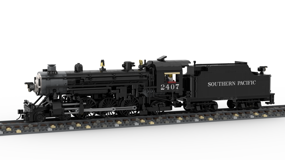 LEGO MOC Southern Pacific P-1 4-6-2 Pacific by Mantis_Toboggan ...