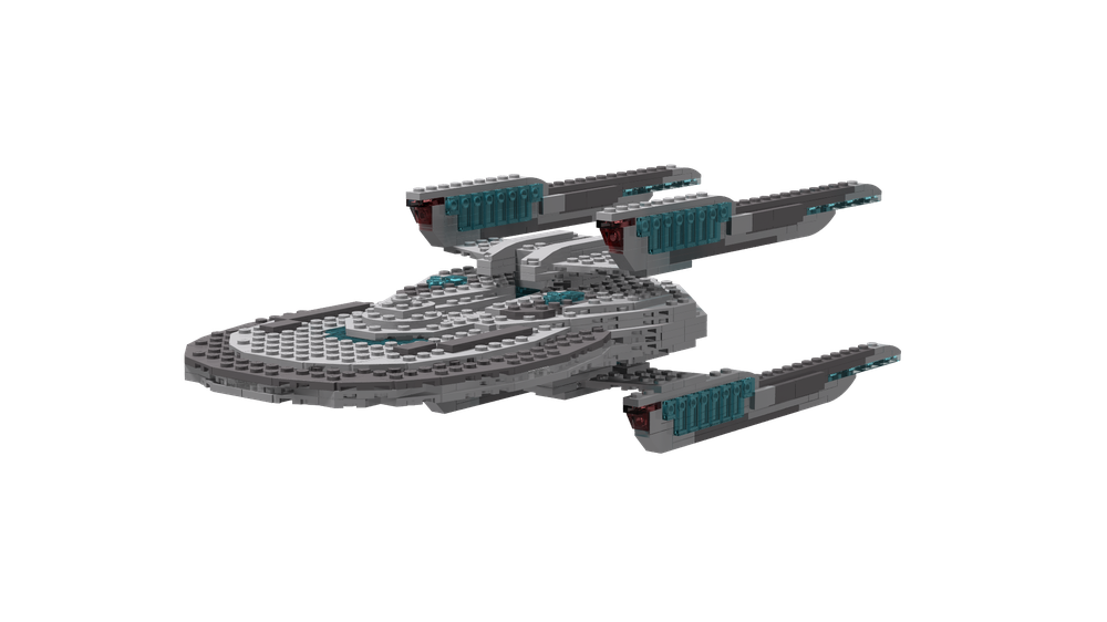 LEGO MOC Sagan-Class Starship USS Stargazer by LegendAJ | Rebrickable ...