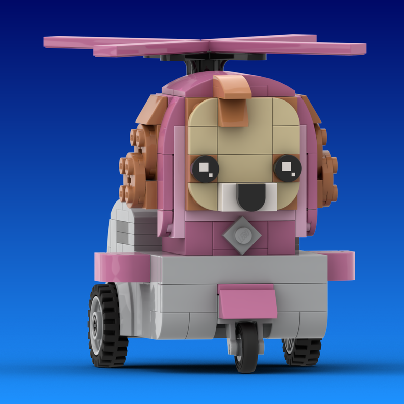 LEGO MOC Skye (Paw Patrol) Brickheadz by DrBrickheadz | Rebrickable ...