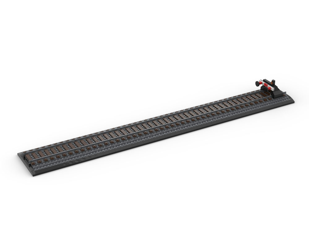 LEGO MOC Train Display Stand with buffer stop (for DRG Class BR 01) by ...