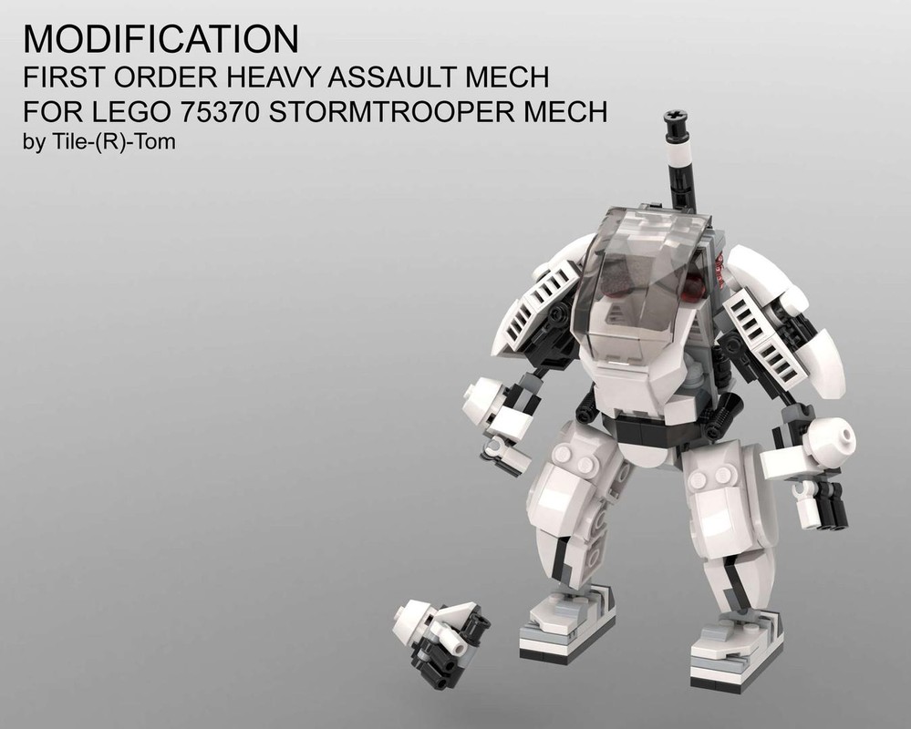 LEGO MOC First Order Heavy Assault Mech MOD for 75370 by Tile-(R)-Tom ...