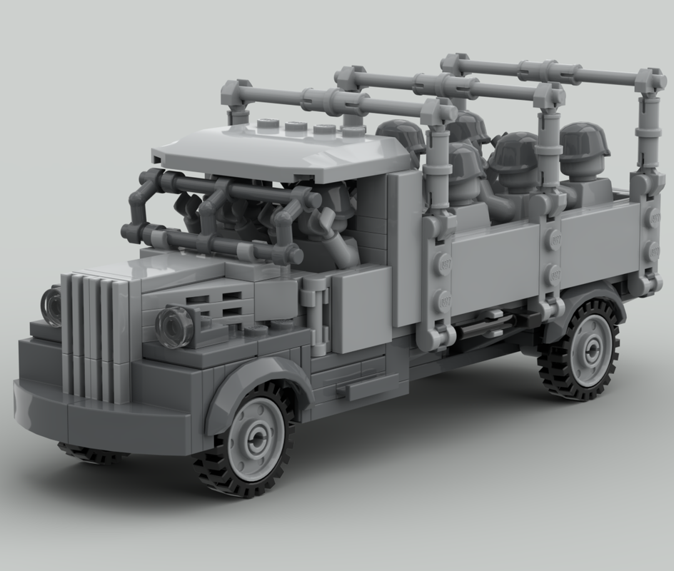 LEGO MOC Opel Blitz (WW2) by Pitzolino | Rebrickable - Build with LEGO