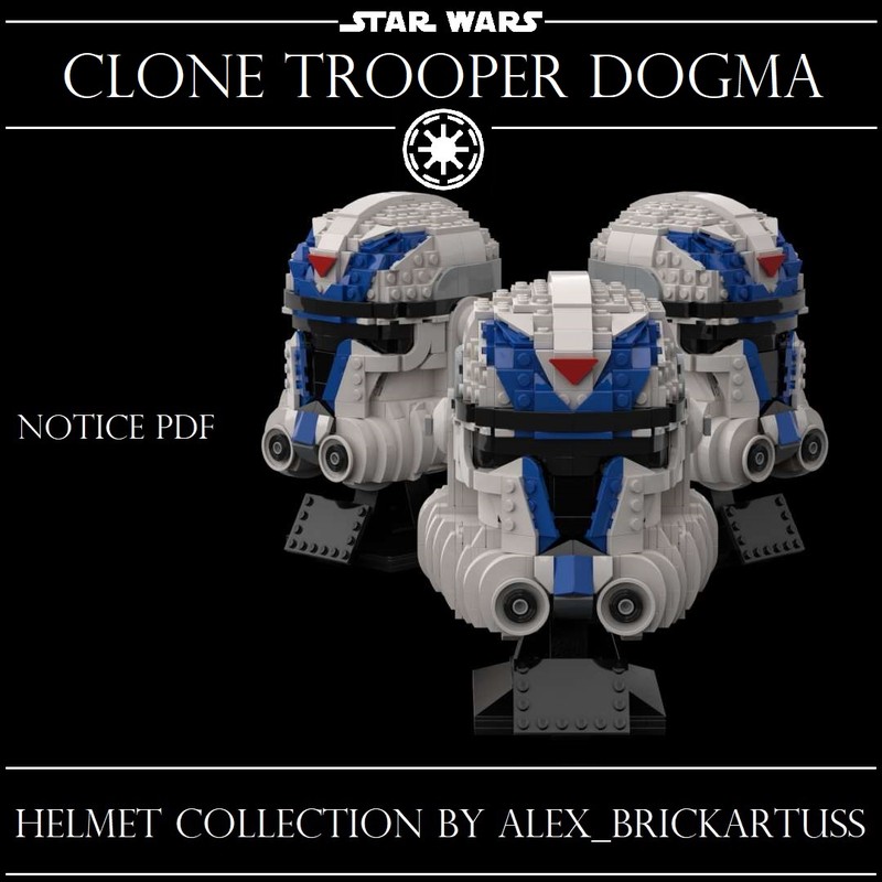 LEGO MOC Helmet Clone Dogma by Alex_BricKartuss | Rebrickable - Build ...