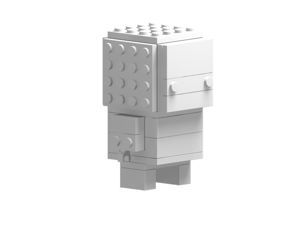 LEGO MOC Blank BrickHeadz Body by LoxCommon | Rebrickable - Build with LEGO