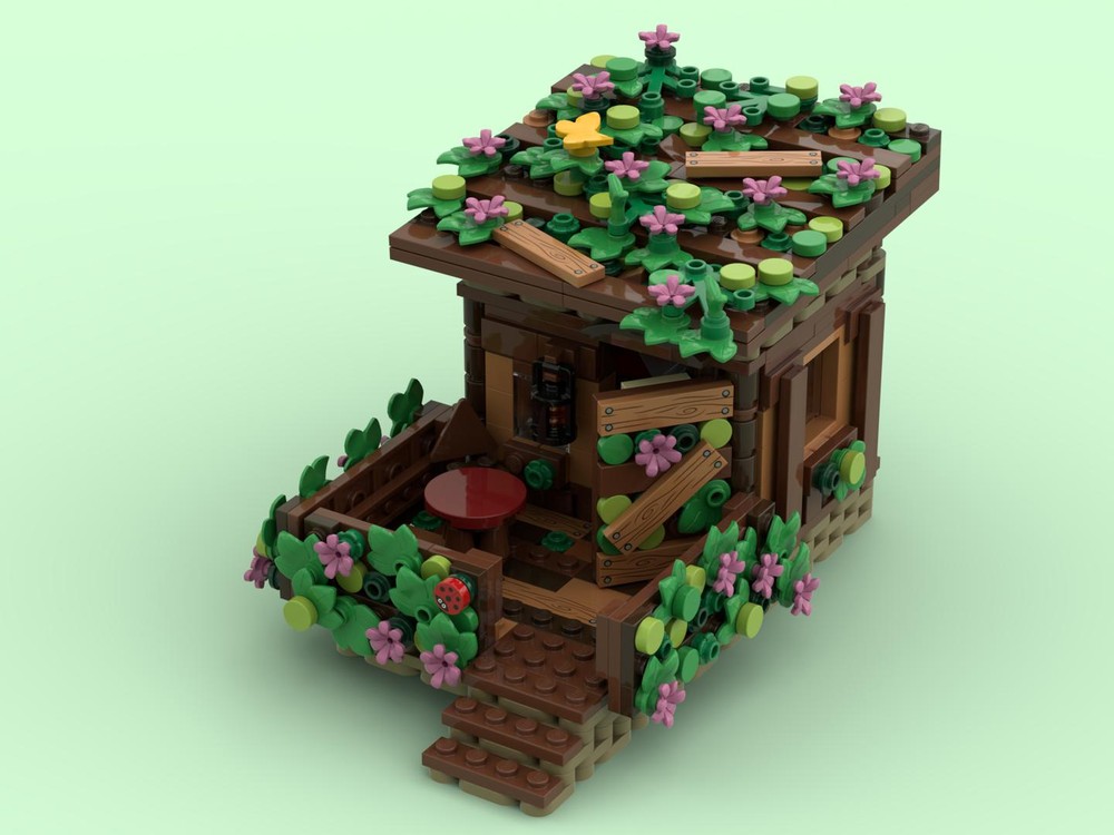 LEGO MOC Forest Hiking Hut by BorrisTheBricker | Rebrickable - Build ...