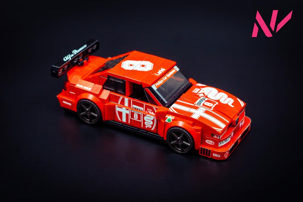 LEGO MOC Alfa Romeo 155 V6 TI DTM by NV Carmocs | Rebrickable - Build ...