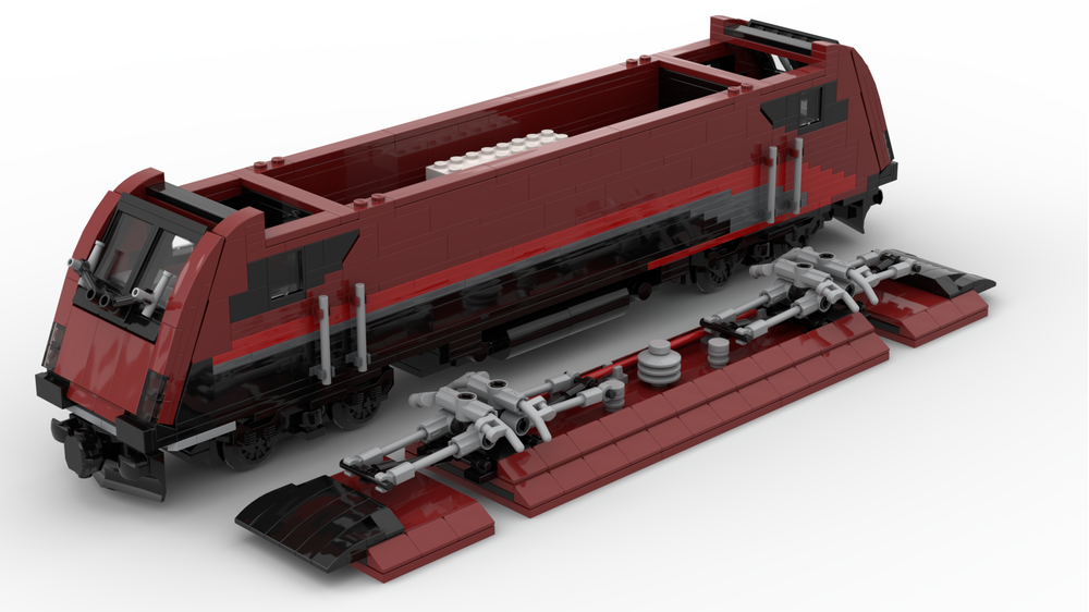 LEGO MOC locomotives électriques - ÖBB 1216 Railjet - MOC by Mimi68 ...