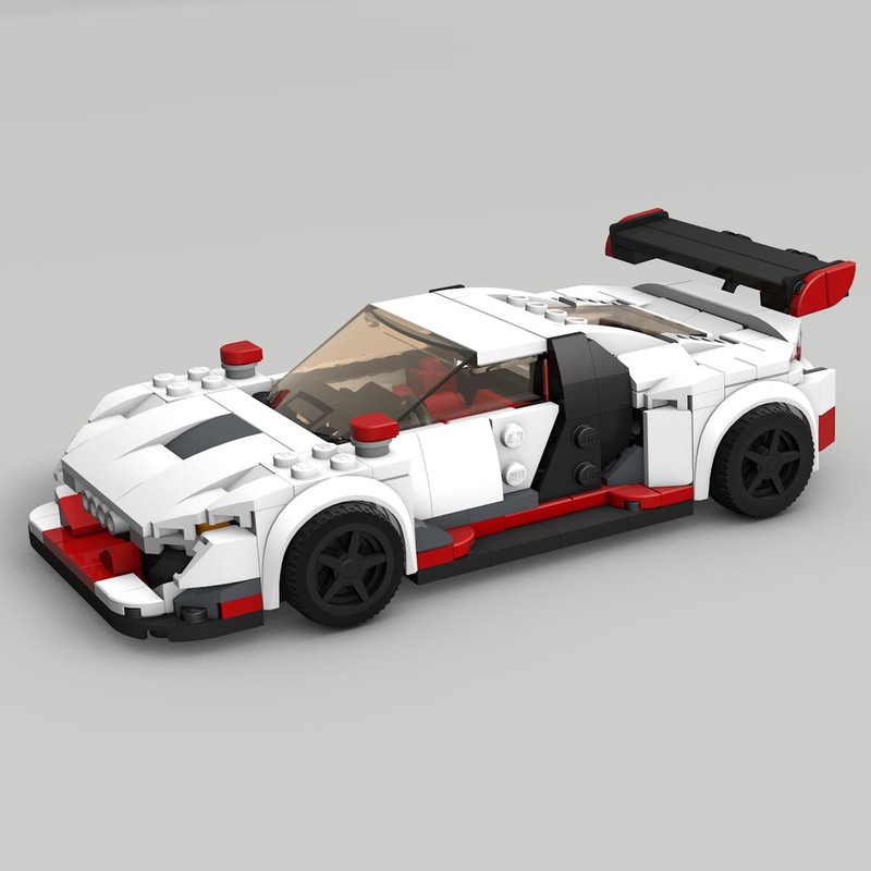LEGO MOC Audi R8 GT3 by klara_mocs | Rebrickable - Build with LEGO