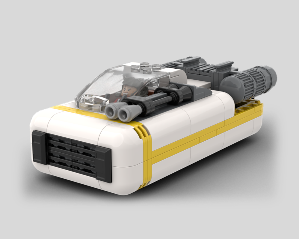 LEGO MOC Modified Landspeader by Sawdust_Mocs | Rebrickable - Build ...