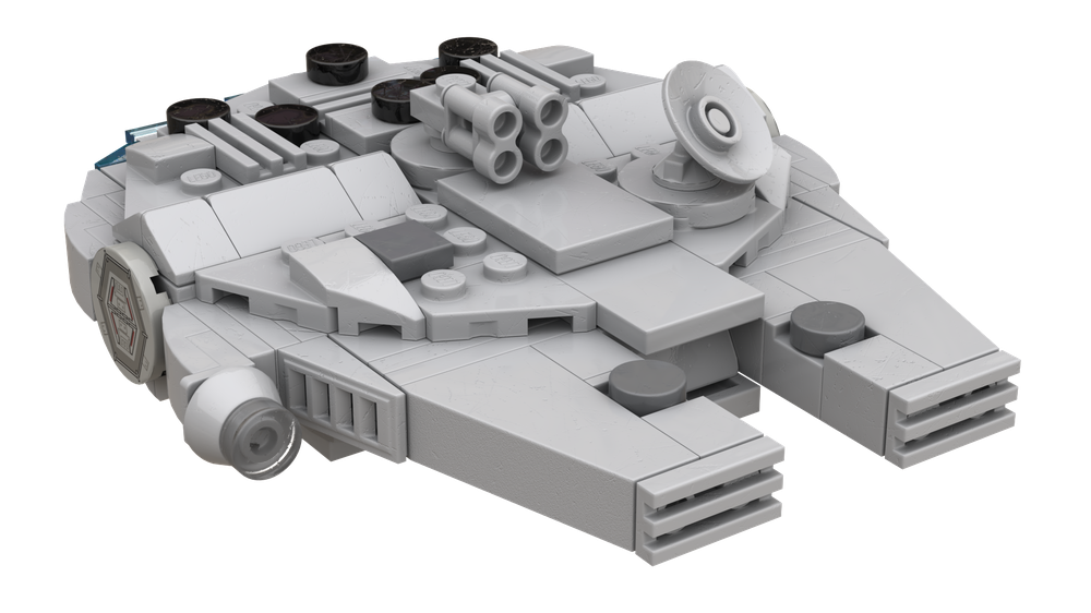 LEGO MOC USS Millennium Falcon by hyphencubed | Rebrickable - Build ...