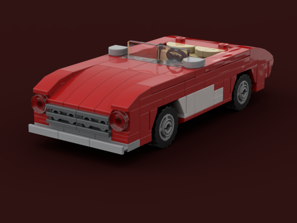 LEGO MOC Corvette minifigure scale by Odmetnik | Rebrickable - Build ...