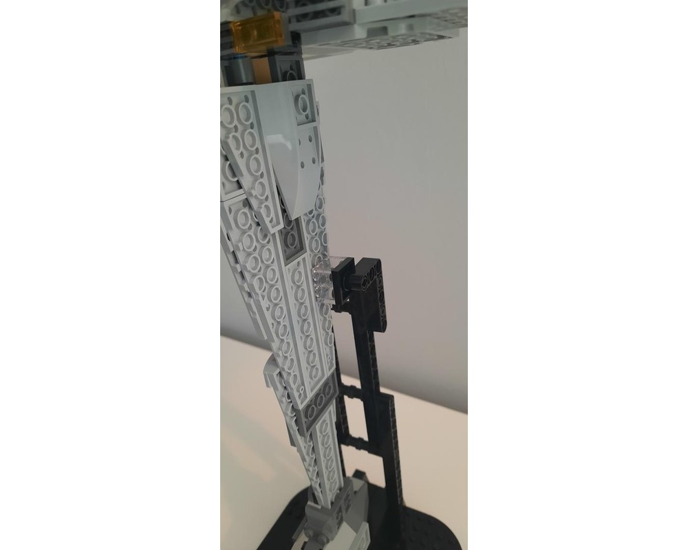 LEGO MOC Star Wars B-wing and Slave 1 display stand by J Simpson ...