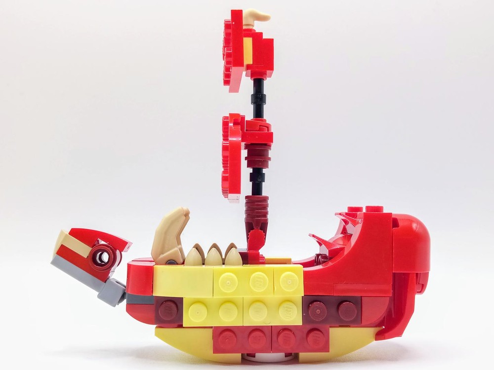 LEGO MOC 31145 Dragon Ship by Dafeld | Rebrickable - Build with LEGO