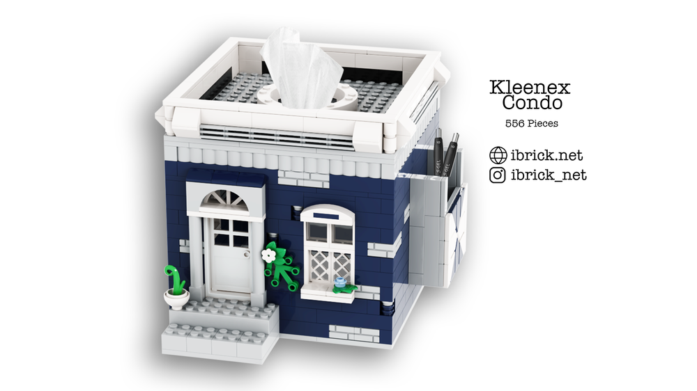 LEGO MOC Kleenex Condo by ibrick_net | Rebrickable - Build with LEGO
