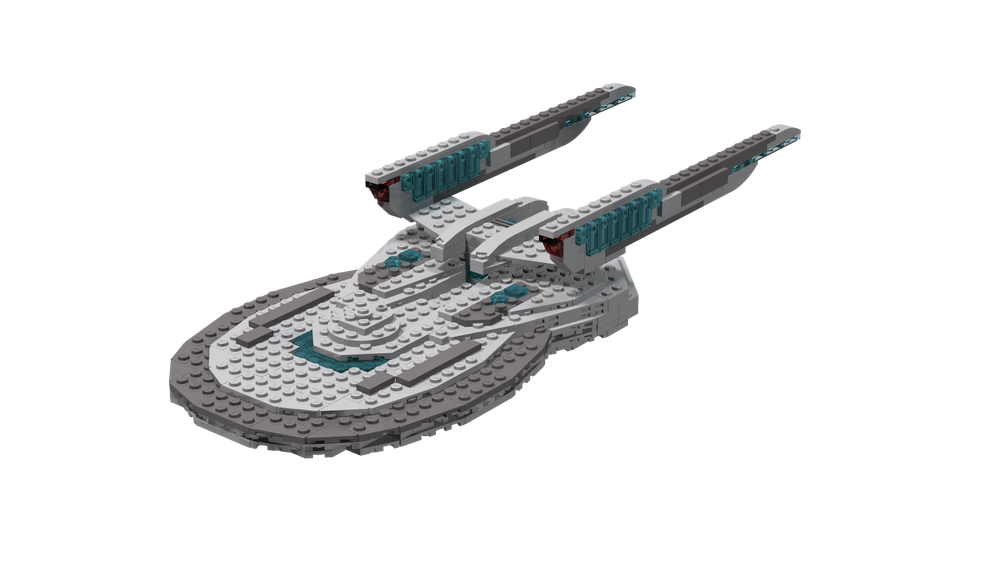 LEGO MOC Echelon-Class Starship USS Sternbach by LegendAJ | Rebrickable ...