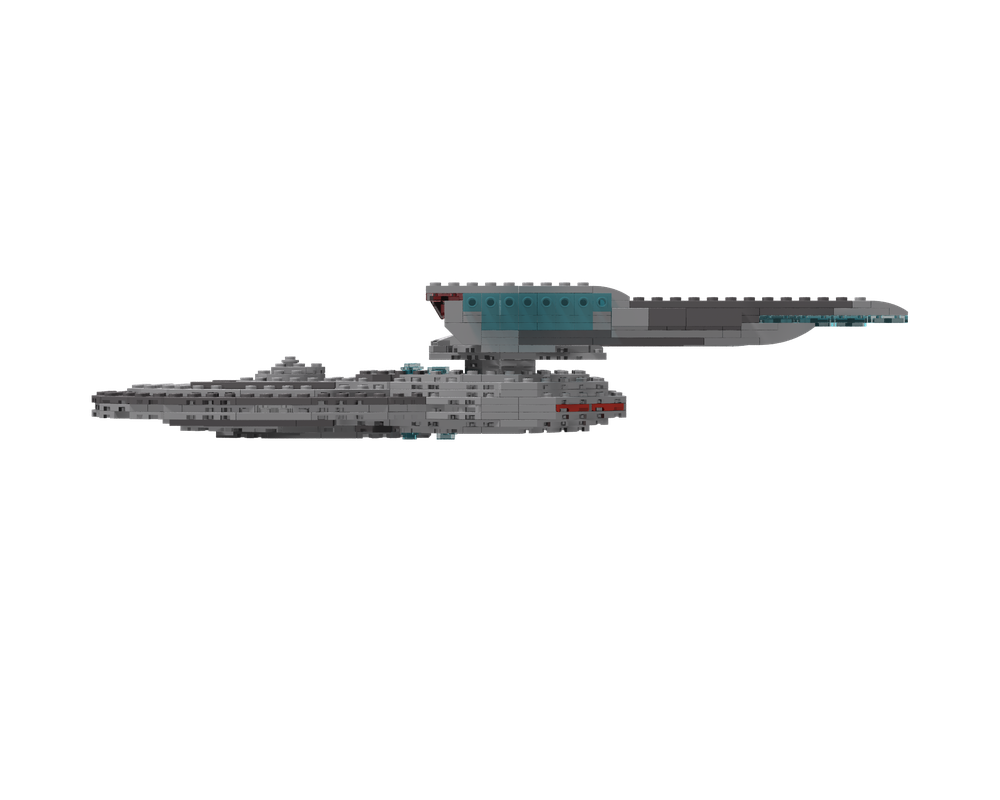 LEGO MOC Echelon-Class Starship USS Sternbach by LegendAJ | Rebrickable ...