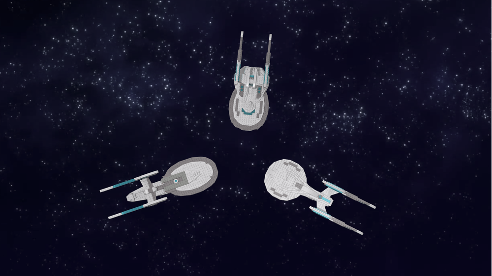 LEGO MOC Echelon-Class Starship USS Sternbach by LegendAJ | Rebrickable ...