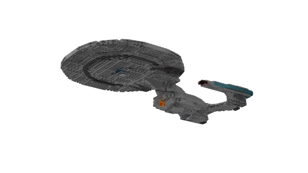 LEGO MOC Ross-Class Starship USS Archer by LegendAJ | Rebrickable ...